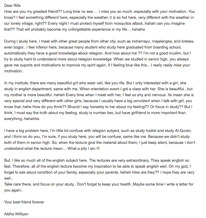 SURAT TANDA TERIMA KASIH (formal dan informal)