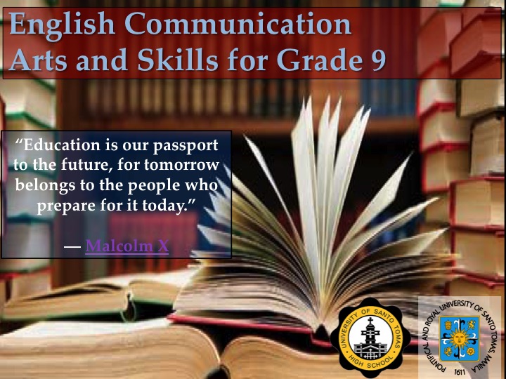 English Communication Arts and Skills Grade 9 (caesaranthonyyoma18 ...